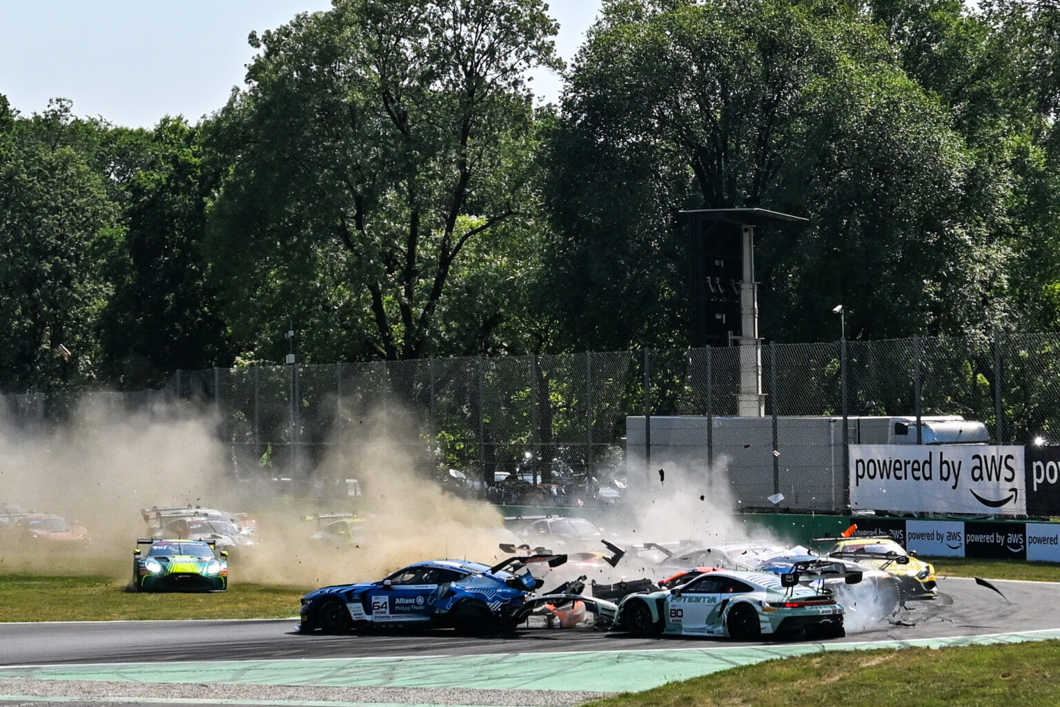 How a Turn 1 pile-up set the tone for 2026 GTWC Europe chaos at Monza ...