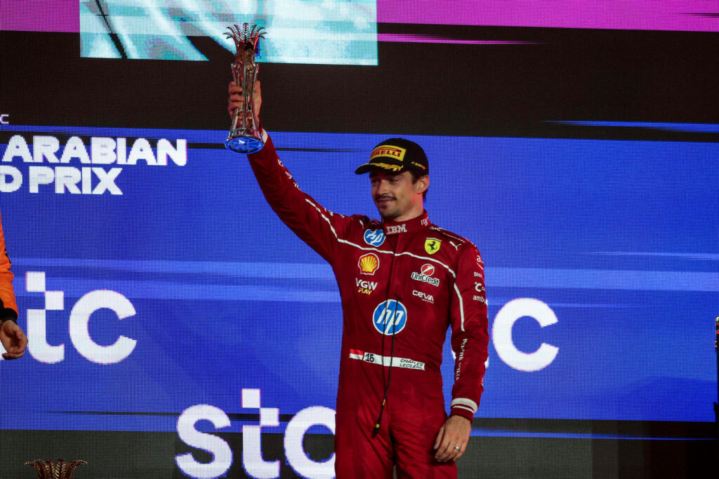 Charles Leclerc earns the first Ferrari race podium of 2025 season at ...